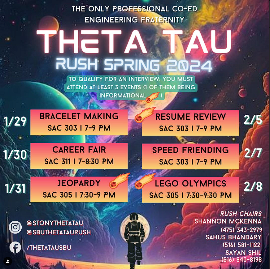 Rush Spring ’24 – Theta Tau | Stony Brook University